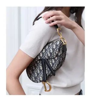 Dior Small Saddle Bag With Strap