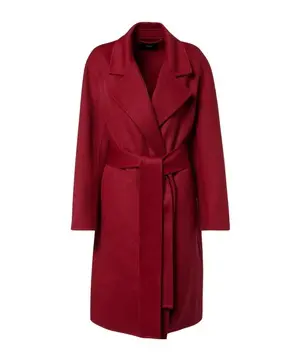 JOSEPH Costa Double-faced Long-sleeved Coat - Red