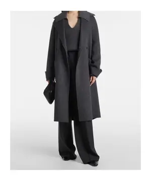 JOSEPH Belted Long-sleeved Coat