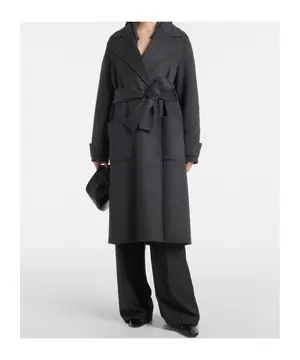 JOSEPH Belted Long-sleeved Coat