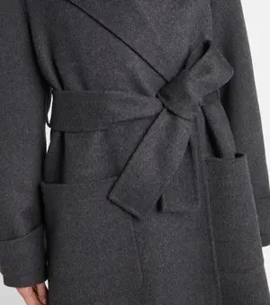JOSEPH Belted Long-sleeved Coat