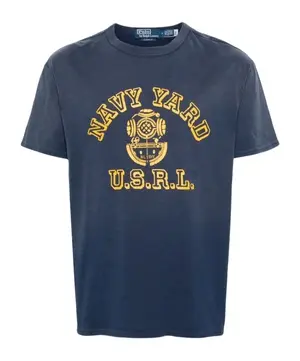 Polo Ralph Lauren Graphic-print Cotton T-shirt - Blue