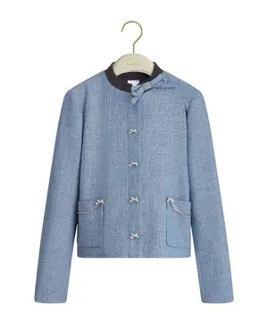 Dior Cropped Jacket - Blue