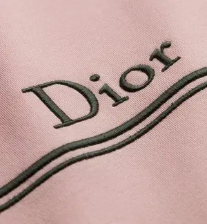Dior Book Cover Oversized Cropped T-shirt - Pink