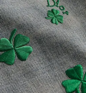 Dior Flared Embroidered Jeans