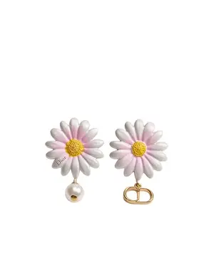 Dior Daisy Earrings - Pink
