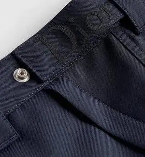 Dior Cargo Pants With Embroidery