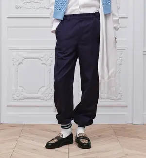 Dior Cargo Pants With Embroidery