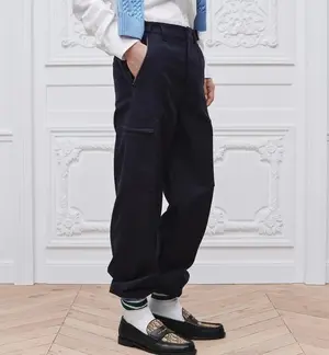 Dior Cargo Pants With Embroidery