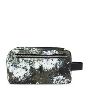Dsquared2 Splatter-print Zipped Wash Bag