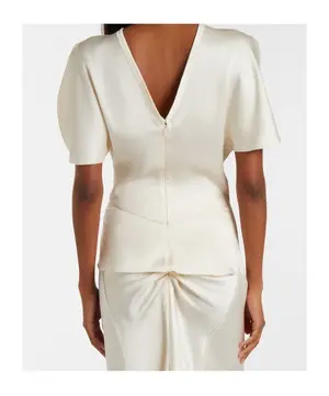 Victoria Beckham Crew Neck Top