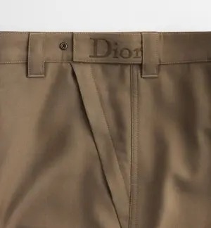 Dior Cargo Pants With Embroidery