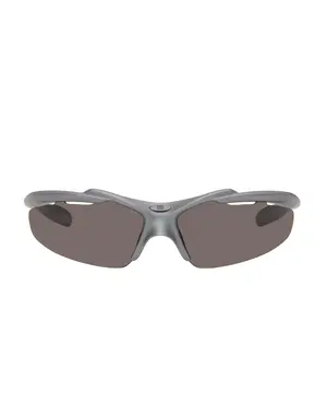 Balenciaga Geometric Frame Sunglasses - Gray