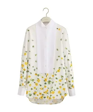 Dior Blouse With Floral Print And Bee Motif