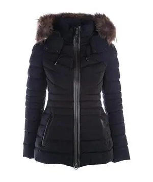 Mackage Hooded Down Jacket - Black