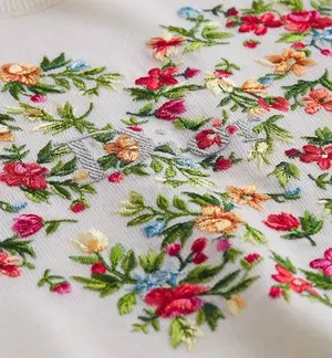Dior Embroidered Heart Sweater