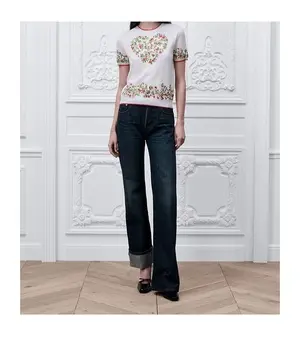 Dior Embroidered Heart Sweater