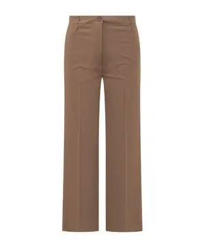 SEMICOUTURE Shelby Trousers - Brown