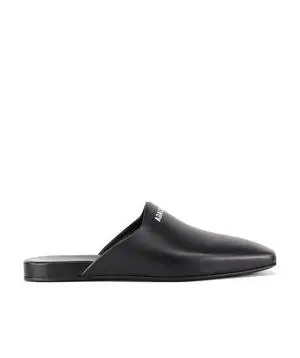 Balenciaga Logo Flat Mules