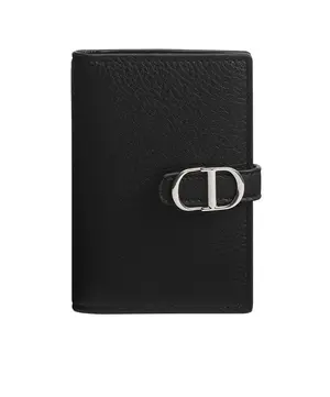 Dior Normandie Bifold Card Holder - Black