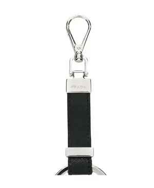 Prada Saffiano Leather Keychain