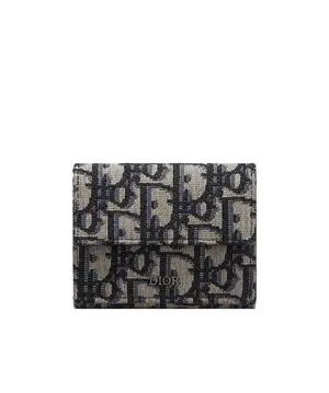 Dior Trifold Wallet - Black