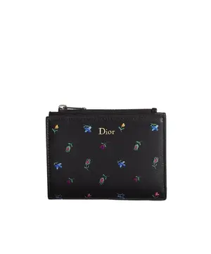 Dior Dioramour Dahlia Wallet - Black