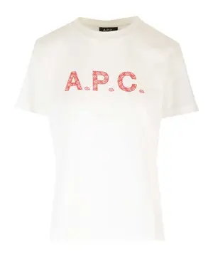 A.p.c. Logo Printed Crewneck T-shirt