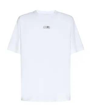 MAISON MARGIELA Logo Patch Crewneck T-shirt - White