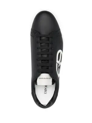 Emporio Armani Logo-motif Low-top Sneakers