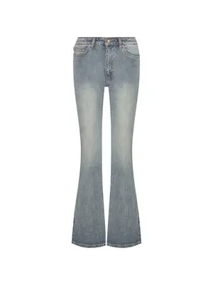 Ksubi Logo Horn Denim Pants - Blue