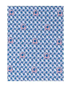 FERRAGAMO Gancini Printed Neck Tie