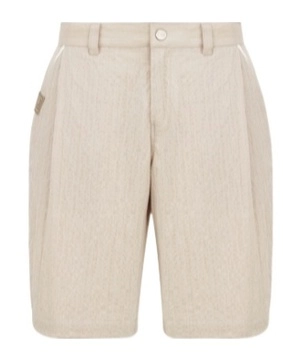 Dior Belt Loop Shorts - Nude