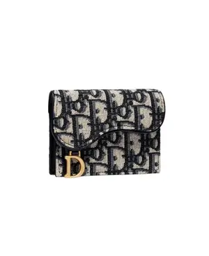 Dior Saddle Bloom Card Holder