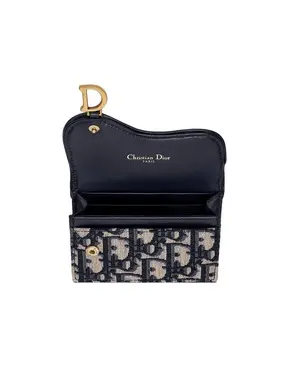 Dior Saddle Bloom Card Holder