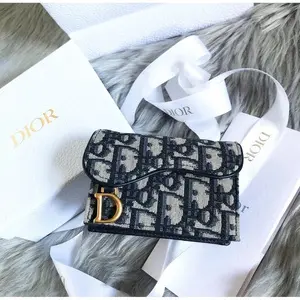 Dior Saddle Bloom Card Holder