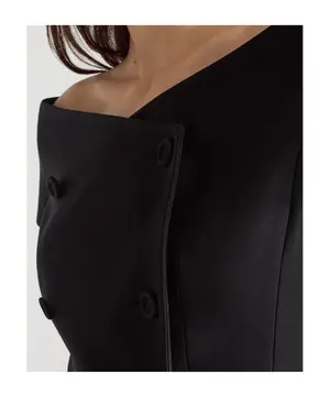Dior Off-the-shoulder Double-breasted Jacket