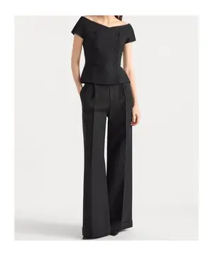 Dior Off-the-shoulder Double-breasted Jacket