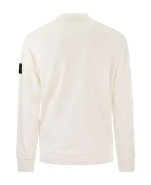 Stone Island Logo Patch Crewneck Sweatshirt