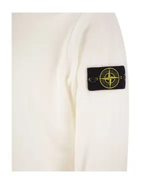Stone Island Logo Patch Crewneck Sweatshirt