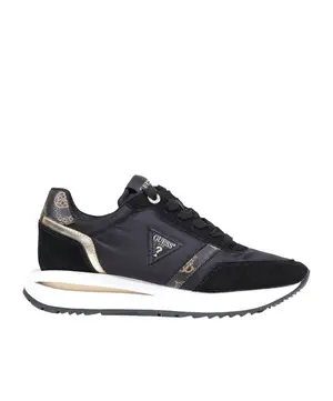 Guess Lace-up Casual Sneakers - Black