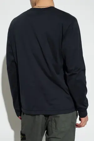 Stone Island Long-sleeved Logo Patch T-shirt