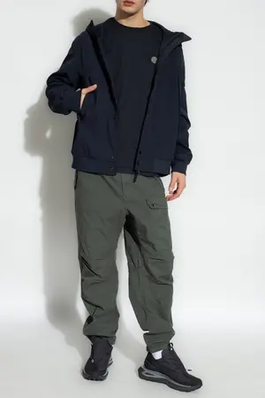 Stone Island Long-sleeved Logo Patch T-shirt