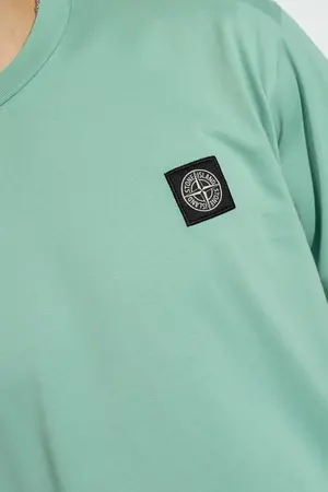 Stone Island Logo-patch Cotton T-shirt
