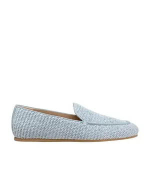 STUART WEITZMAN Round Toe Loafers - Gray