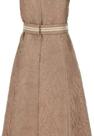 Max Mara Round Neck Sleeveless Dress