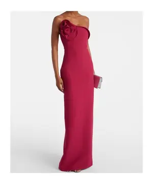Roland Mouret One-shoulder Crêpe Maxi Dress