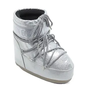 Moon Boot Icon Low Glitter Lace-up Boots
