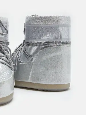 Moon Boot Icon Low Glitter Lace-up Boots