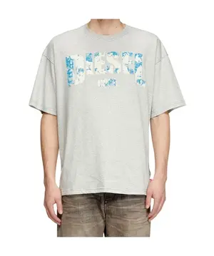 DIESEL® Logo-print Cotton T-shirt